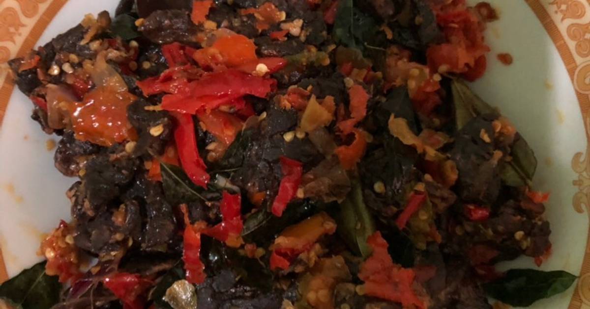 Resep Paru goreng balado kering oleh febrilia piranti - Cookpad
