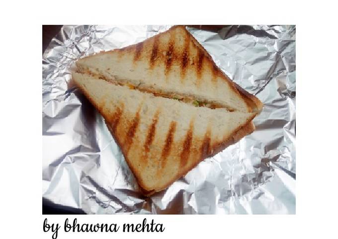 Cheese corn sandwich Recipe by Bhawna Mehta - Cookpad