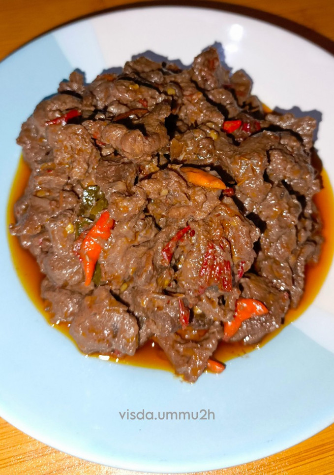 Resep Oseng Mercon Daging Sapi Khas Yogyakarta oleh Visda Ummu2H - Cookpad