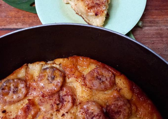 Resep Puding Panggang Teflon Roti Tawar dan Pisang oleh 🌱Bunda Zaza ...