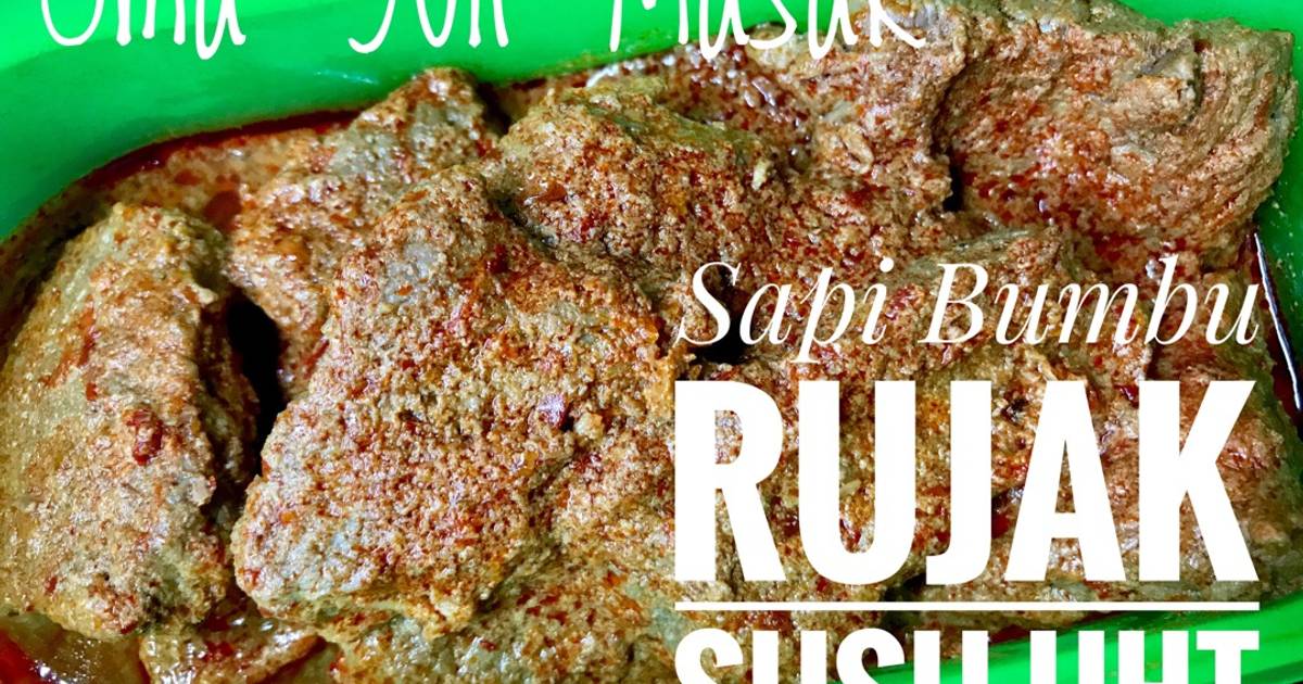 Resep Sapi bumbu rujak ala Oma Yuli #KitaBerbagi oleh Yuli Nur Elia ...