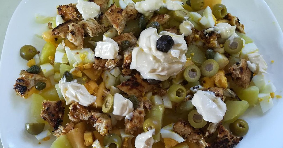 Ensalada De Patata Y Pollo Receta de ni.uman- Cookpad