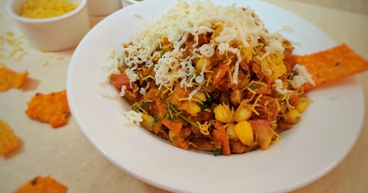 Nachos & Corn Chaat Recipe by _pjs kitchen_ - Cookpad