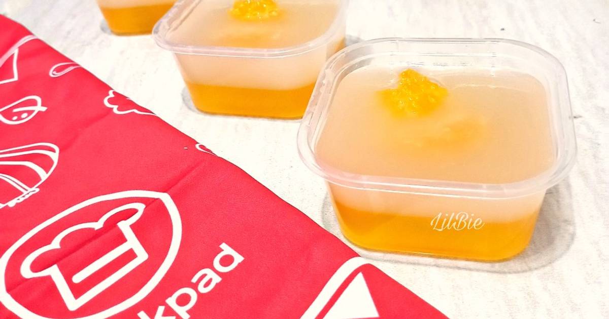 Resep Puding Jeruk Kelapa Muda oleh LilBie - Cookpad