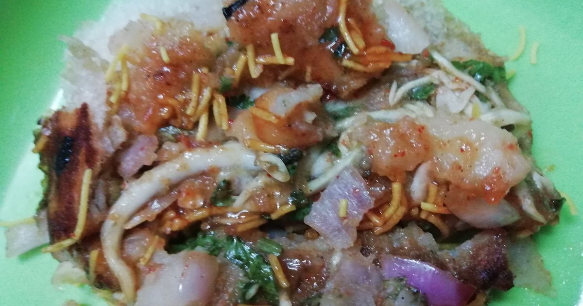Potato Tikki Chat Recipe by Dinky - Cookpad