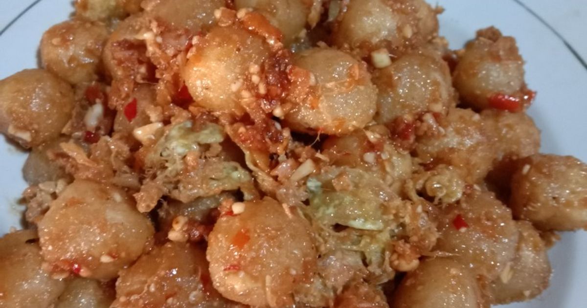 Resep Cilok Bumbu Kacang Mercon oleh Diah Tri Norita - Cookpad
