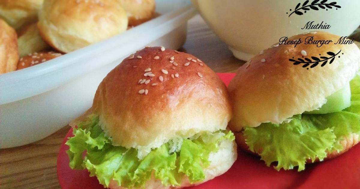 Resep Burger Ayam Mini oleh Muthia Saraswati - Cookpad