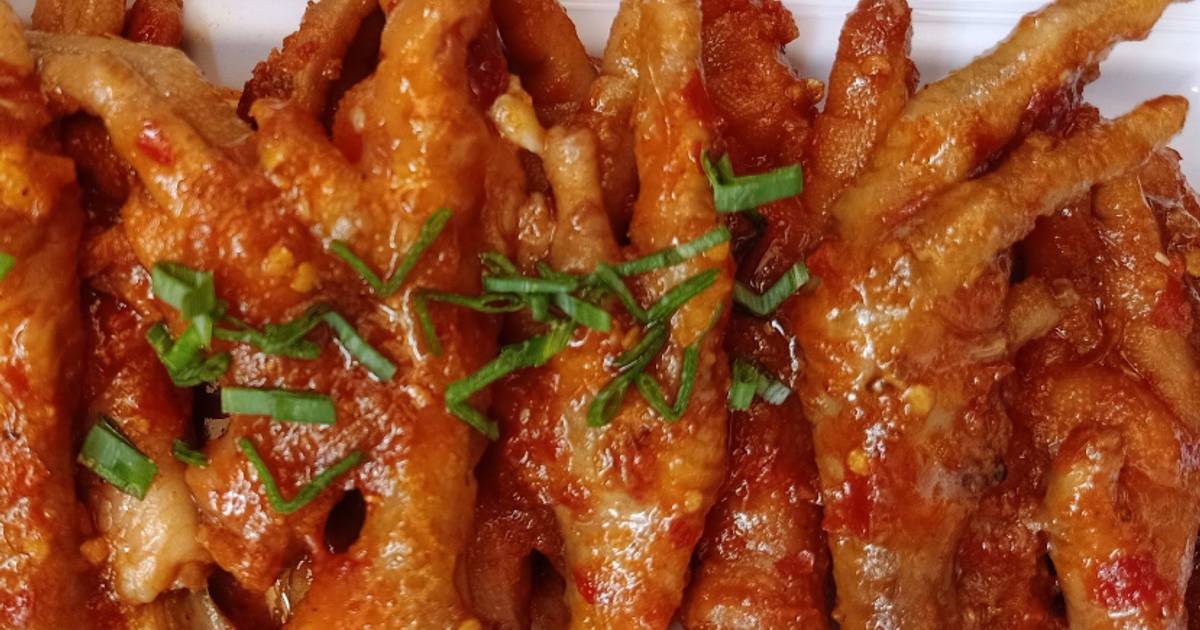 Resep Ceker Bumbu Pedas oleh Lilis_DapoerTara - Cookpad