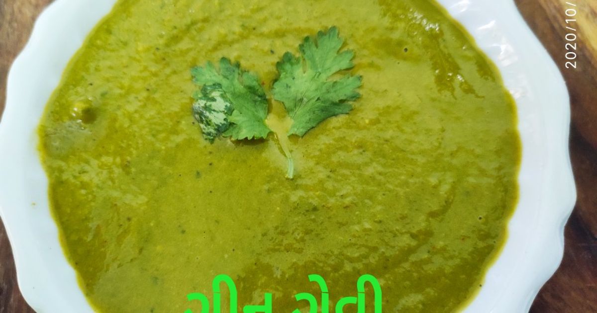 Hetal Chirag Buch દ્વારા રેસીપી ગ્રીન ગ્રેવી (પાલક ગ્રેવી) (Green Gravy ...