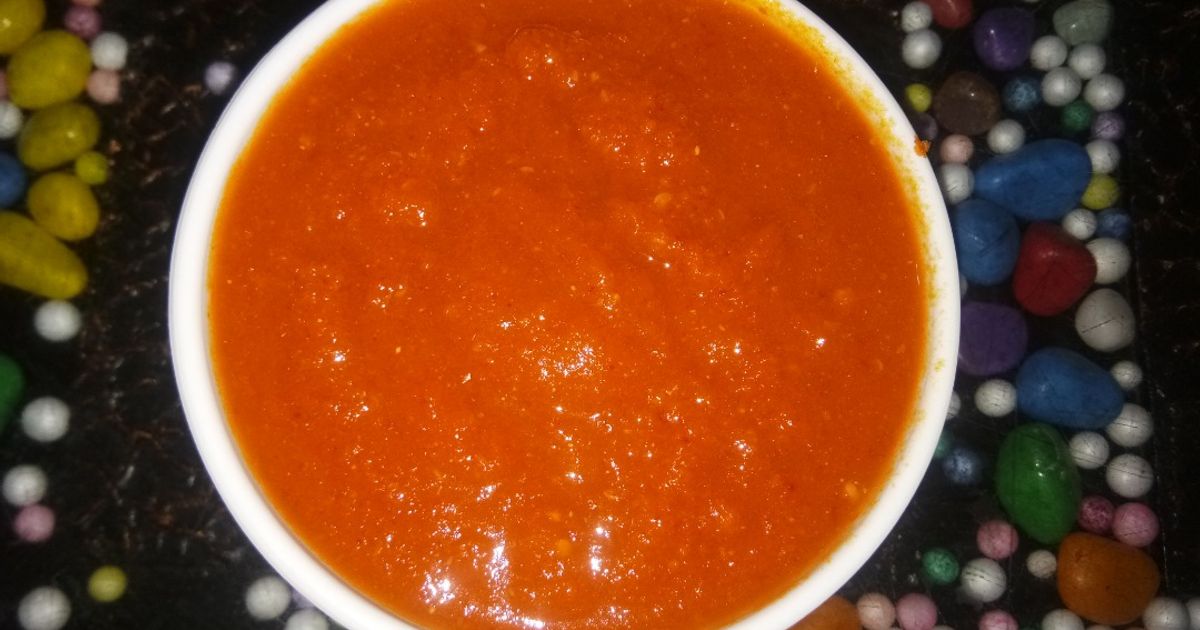 Momos Red Chutney Recipe Recipe by Zalak Desai - Cookpad