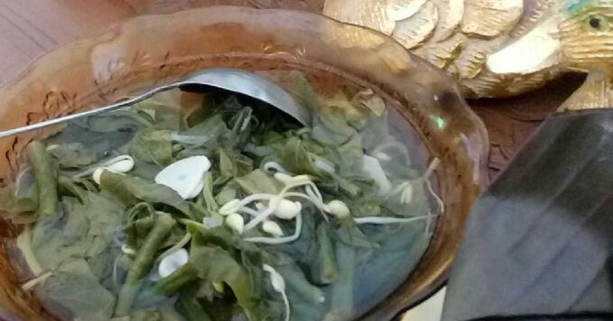 Resep Sayur Asam Daun Ketela Rambat oleh mimidini - Cookpad