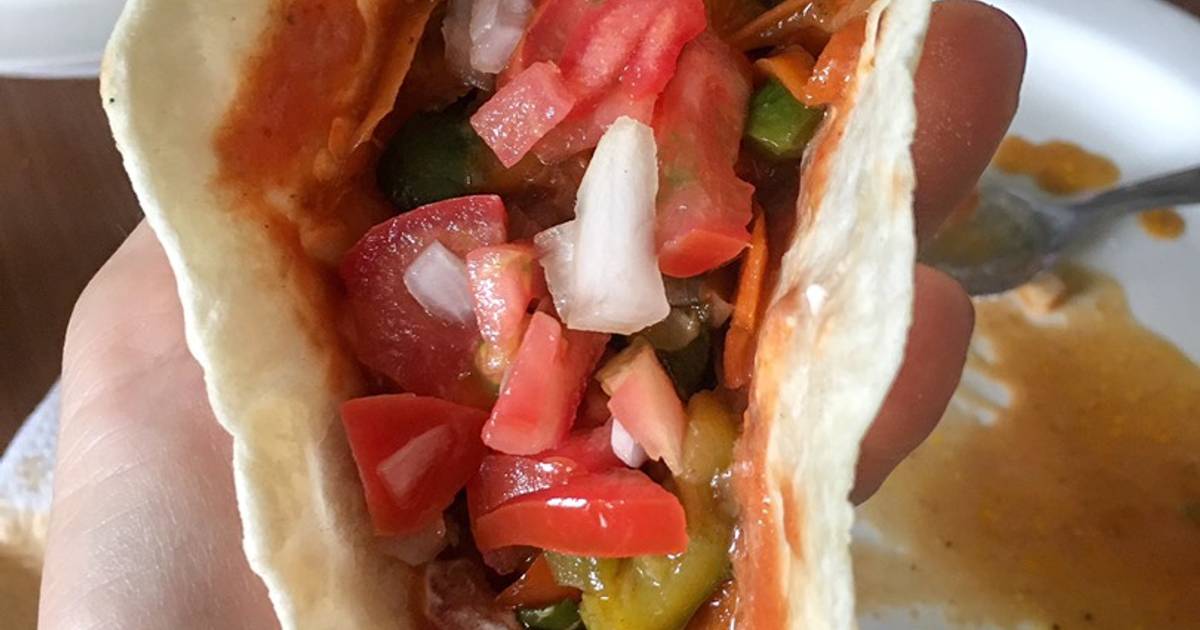 Tacos Vegetarianos 🌮 (Masa casera) Receta de Lola núñez - Cookpad