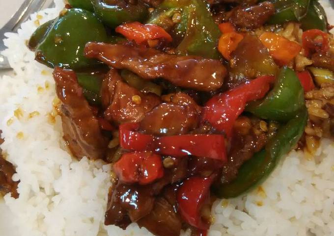 Resep Sapi cah paprika hijau(pedas) oleh maria crishtabella - Cookpad