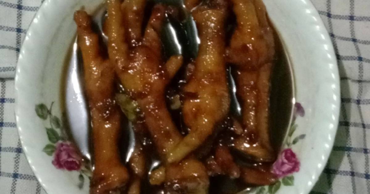 Resep Ceker Ayam Bumbu Kecap Manis oleh Dapur Tika - Cookpad