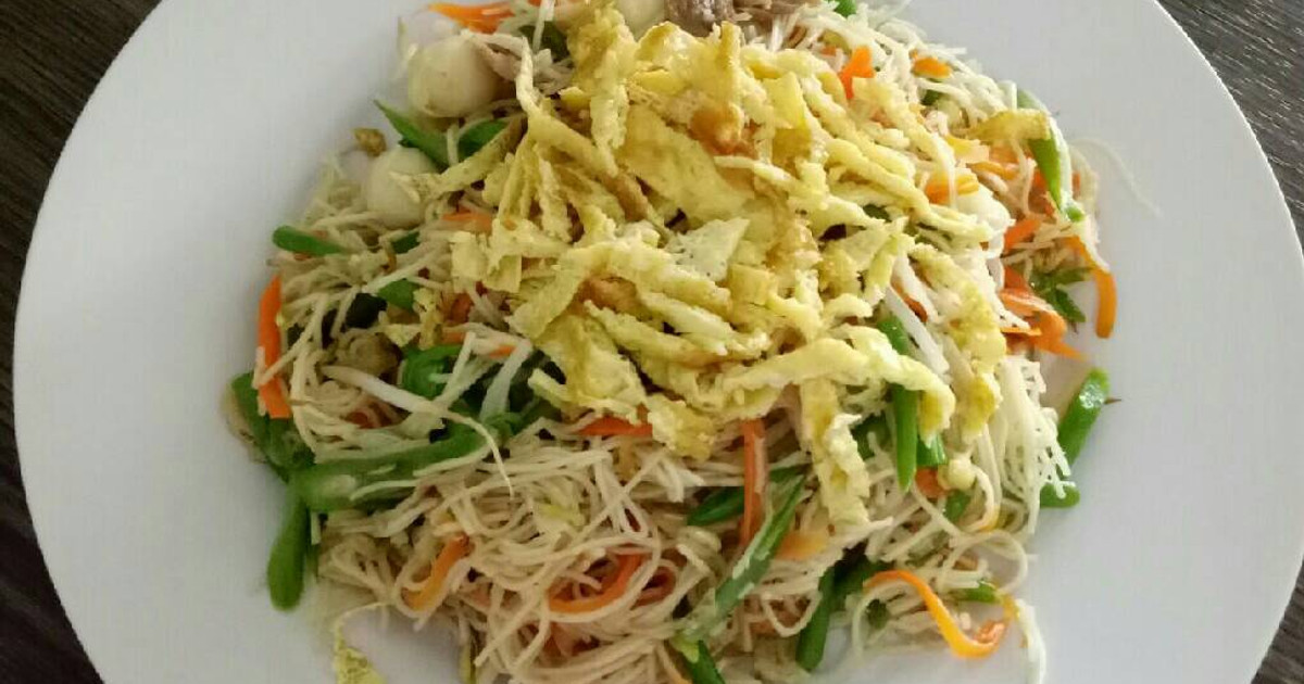 Resep Cha Mie Sua (Mie Sua Goreng) oleh Vivi's Kitchen - Cookpad