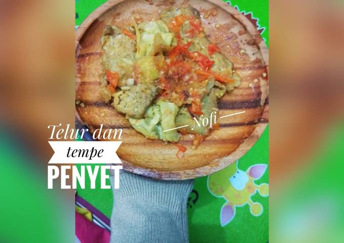 Resep Telur dan tempe penyet oleh Nofi's Kitchen - Cookpad