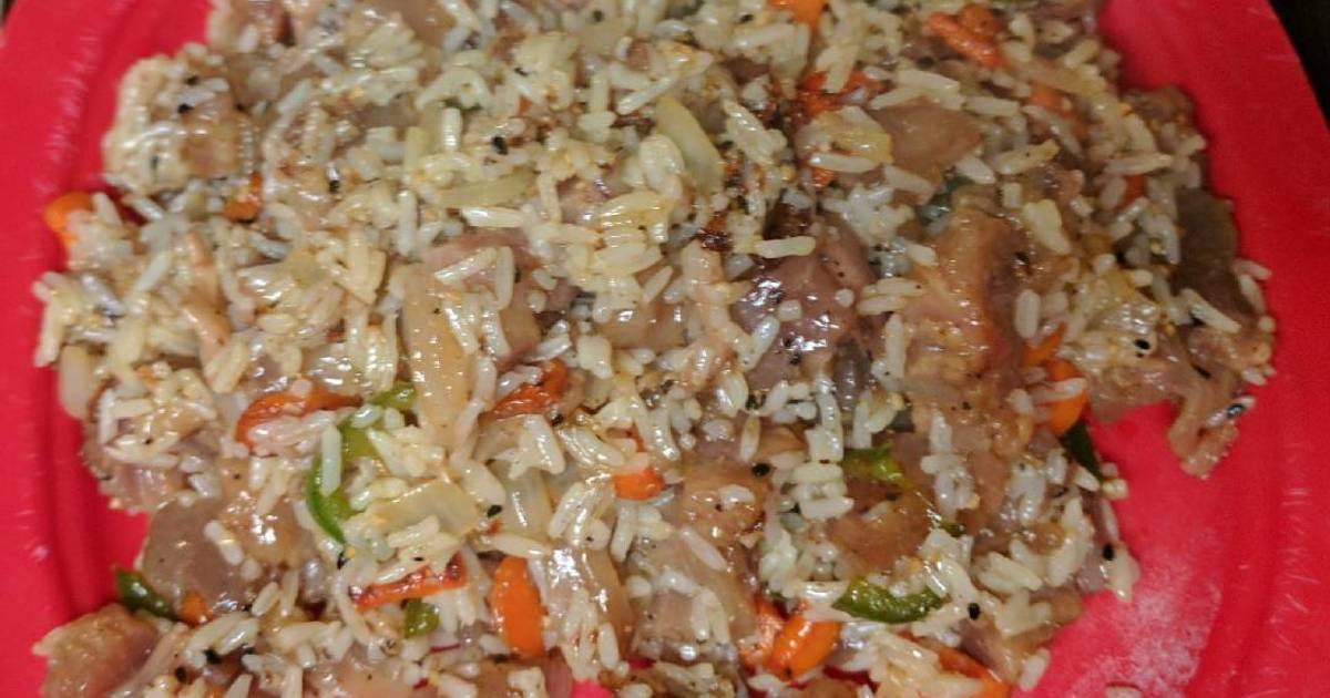 Beef Tendon Stir-fry Rice Recipe by Fo Fa - Cookpad