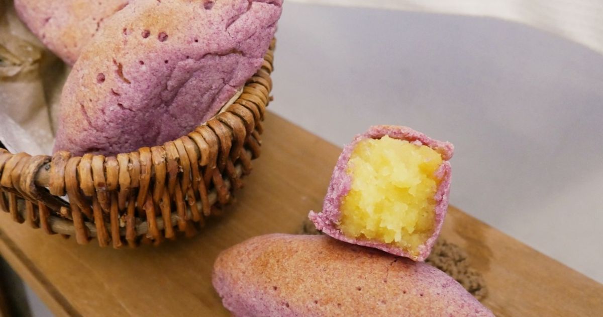 Simple 'Purple Sweet Potato And Sweet Potato Cookies' Delicious And ...