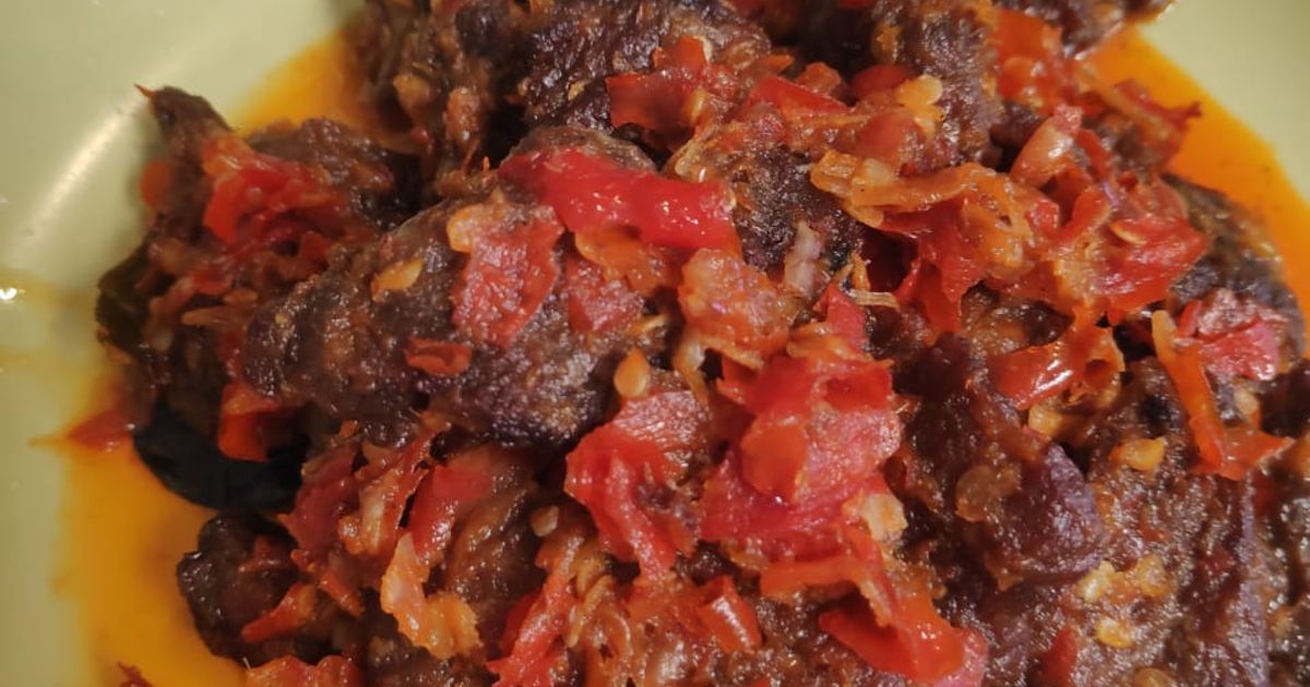 Resep Dendeng Balado Resep Khas Padang Makan Dijamin Nambah oleh Mega ...