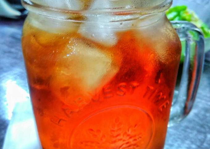 Resep Ice tea/es teh segar oleh Tere - Cookpad
