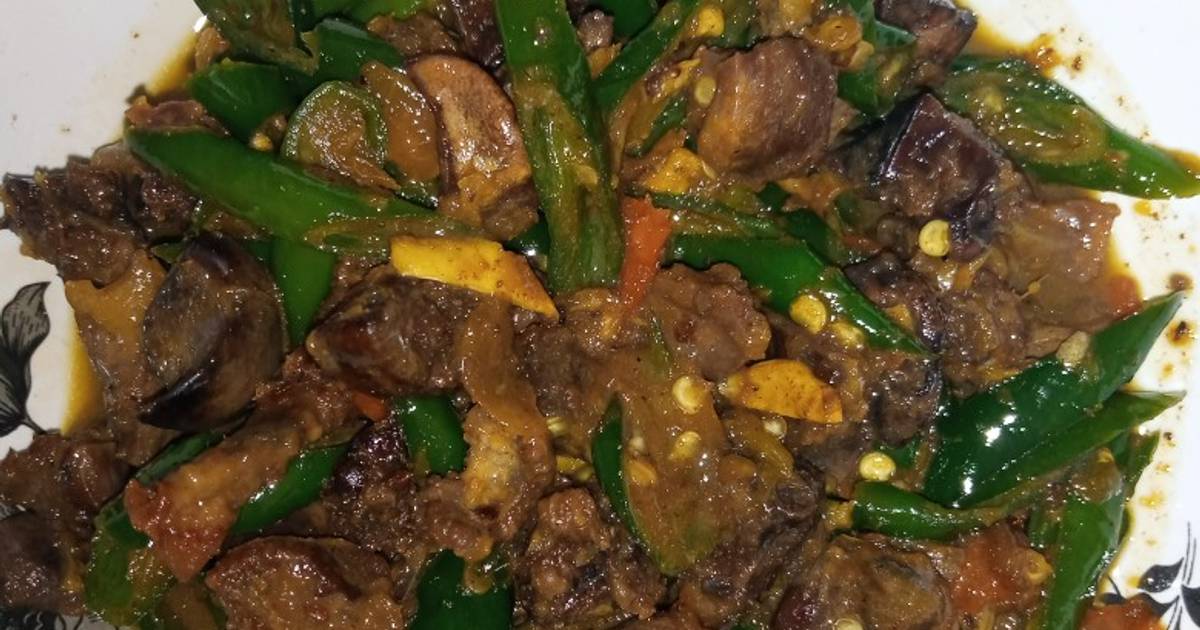 83 resep jeroan ayam cabai hijau enak dan mudah - Cookpad