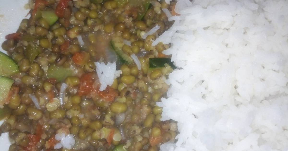 Ndengu with rice Recipe by Betty - Cookpad