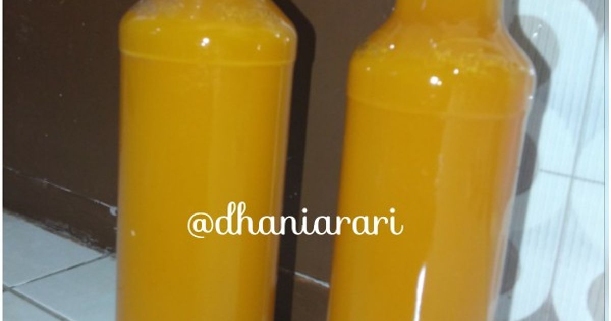 Resep Jamu Kunir Asem / Jamu Kunyit Asem Simpel oleh dhaniar ari - Cookpad