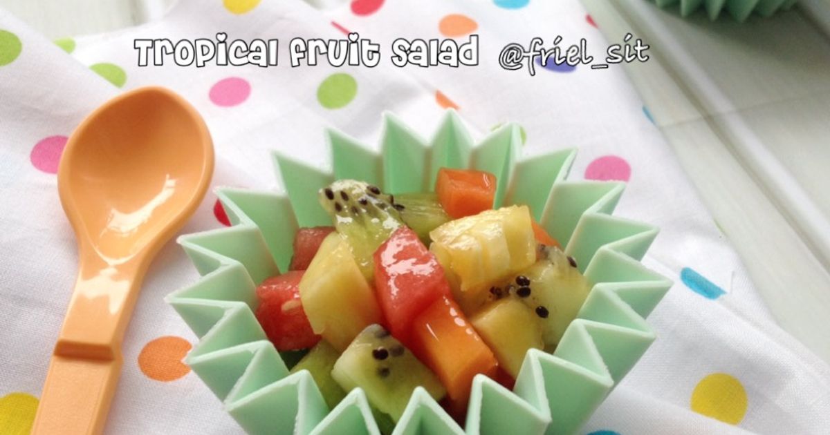 Resep Tropical Fruit Salad With Honey Lemon Dressing oleh Frielingga ...