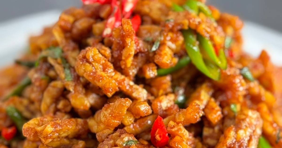 112 resep tempe orek pedas manis cabe hijau enak dan mudah - Cookpad