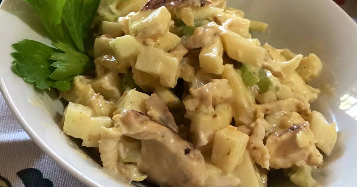 Ensalada de apio con pechuga de pollo - 86 recetas caseras- Cookpad