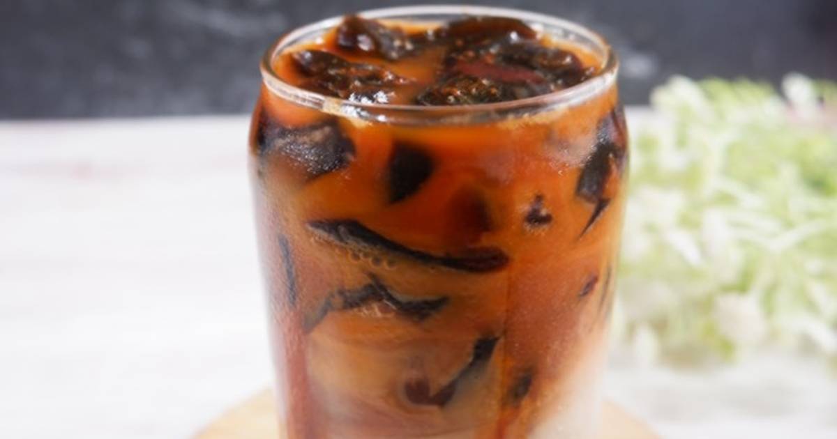 Resep Es Thai Tea Cincau oleh Airachman - Cookpad