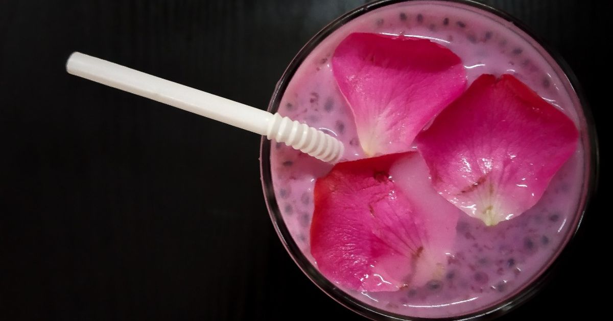 Rose Milk Sharbat / Iftar Special Recipe / Summer Drink / Ramzan ...