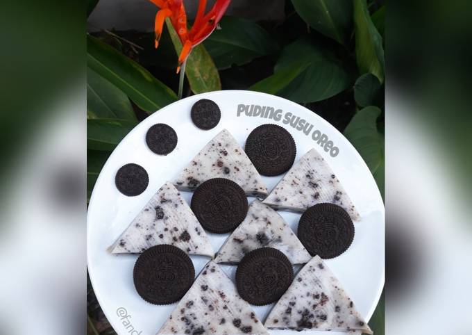 Resep Puding Susu Oreo oleh Fani Eka N - Cookpad