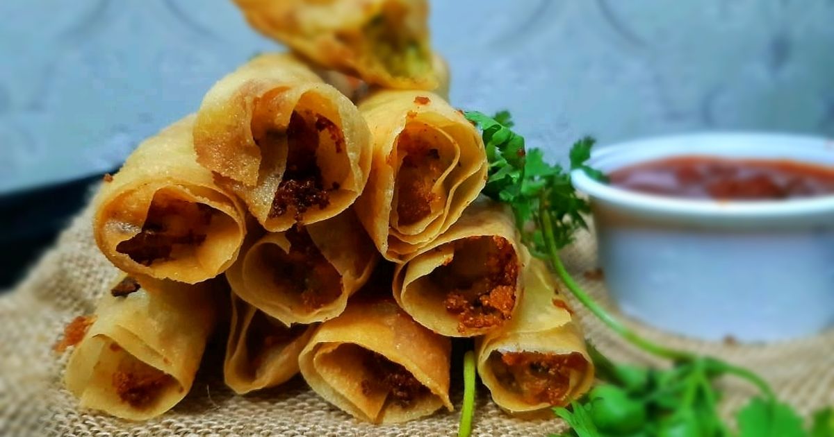 Gobhi Potato Cigar Recipe by Deepika Pushkar Sinha _______#DDV😘 - Cookpad