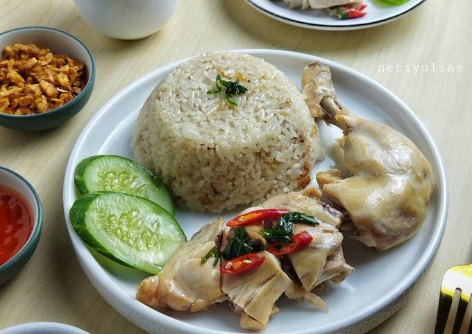 Resep Nasi Hainan Rice Cooker oleh Neti Yuliasari - Cookpad