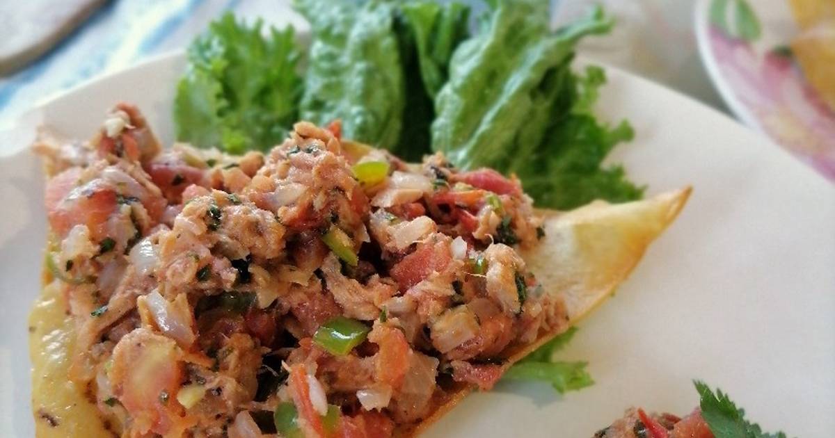 Tostadas de atún - 71 recetas caseras- Cookpad