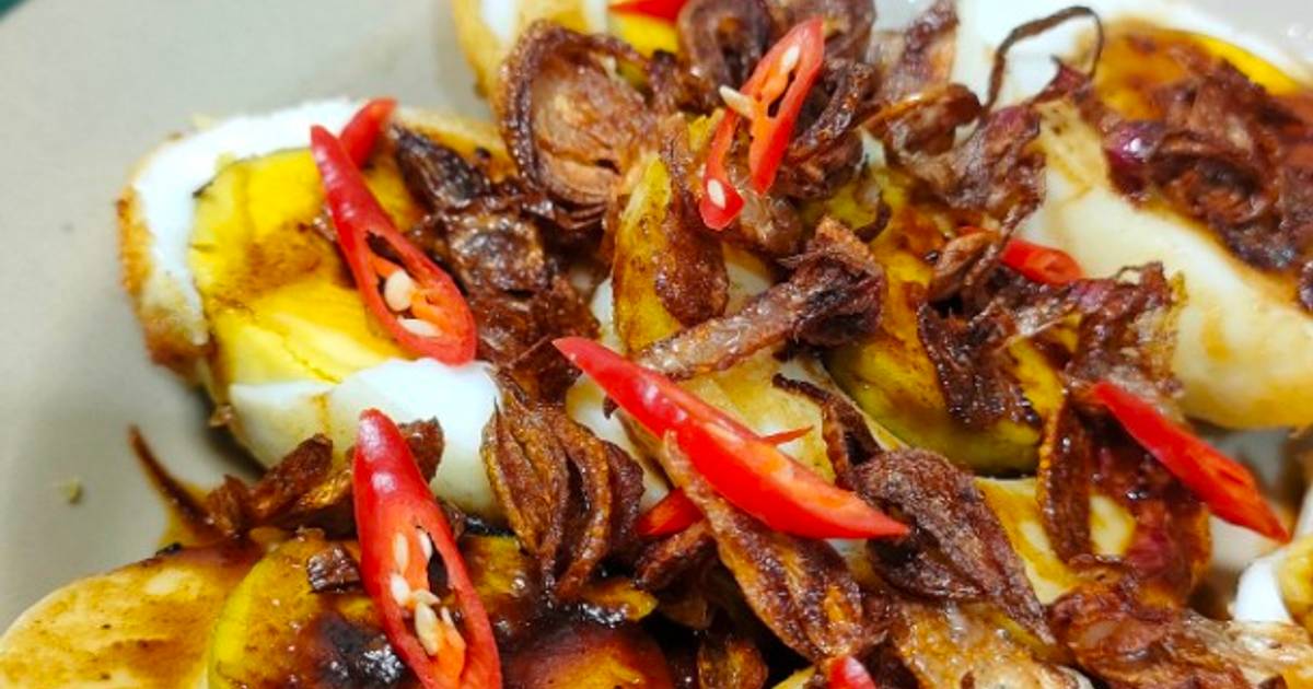 Resep Telur mantu /Telur luak Khai oleh Erni Apriana - Cookpad