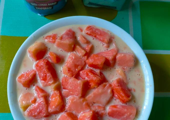Resep 53. Pepaya Susu oleh Ririn Daman - Cookpad