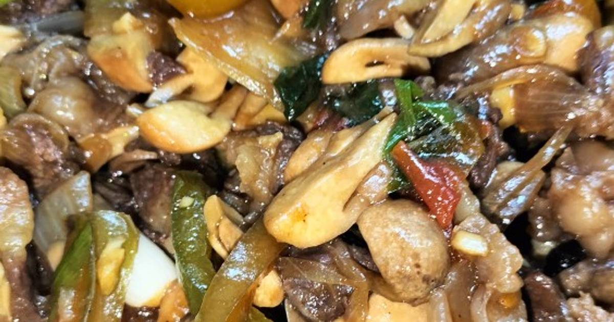 Resep Jamur dan daging sapi oleh Sri Eka Prawati - Cookpad
