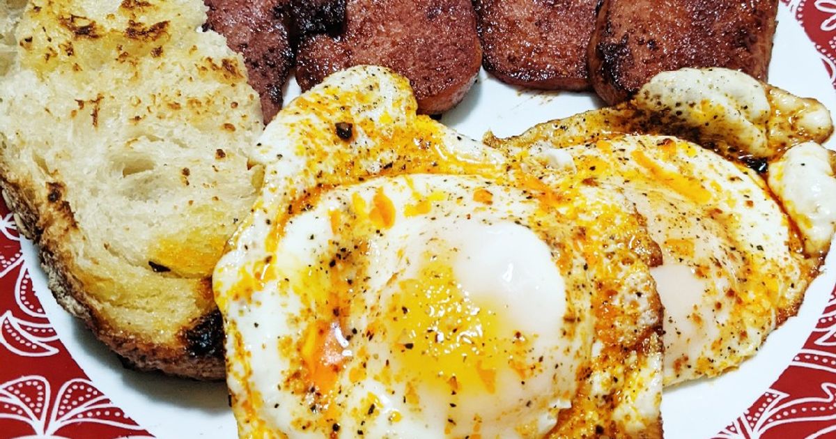 Crispy Caramelized Spam & Eggs Recipe By Jake Grogan