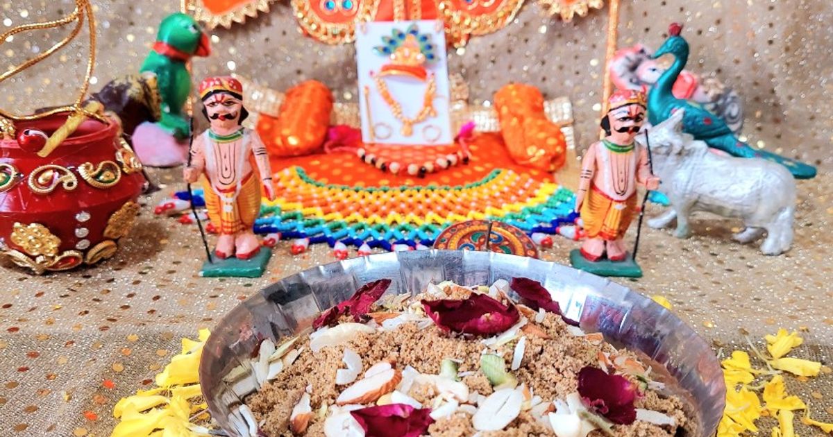 Panjiri Janmashtami Divine Prasad Recipe by Manisha Sampat - Cookpad