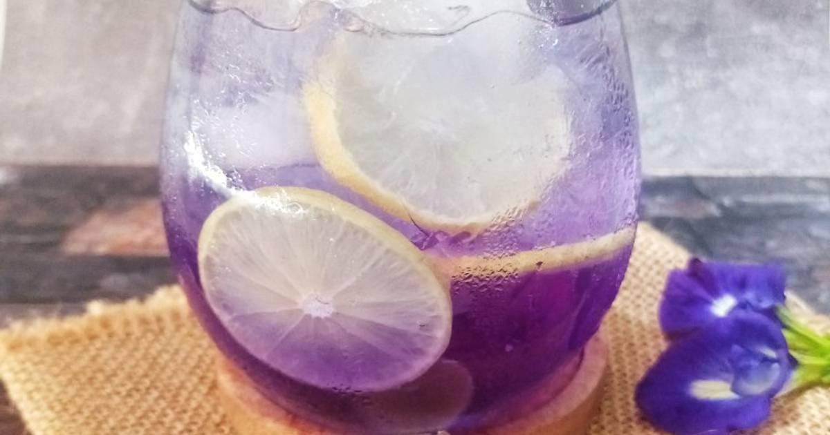 137 resep teh telang lemon enak dan mudah - Cookpad