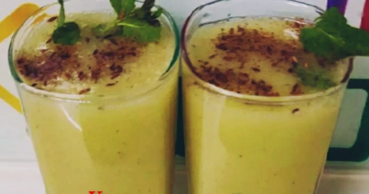 आम पन्ना (Aam Panna Recipe In Hindi) रेसिपी बनाने की विधि in Hindi by ...