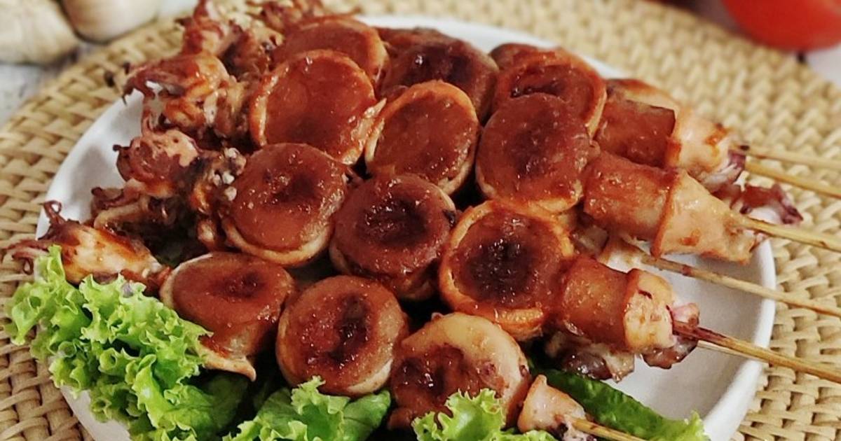 Resep Sate Cumi Sosis oleh Dapur G & C - Cookpad