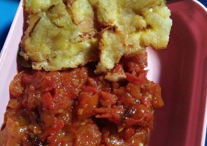 Resep Pisang peppe / pisang tumbuk / pisang muda oleh Dian Hasriyanti ...