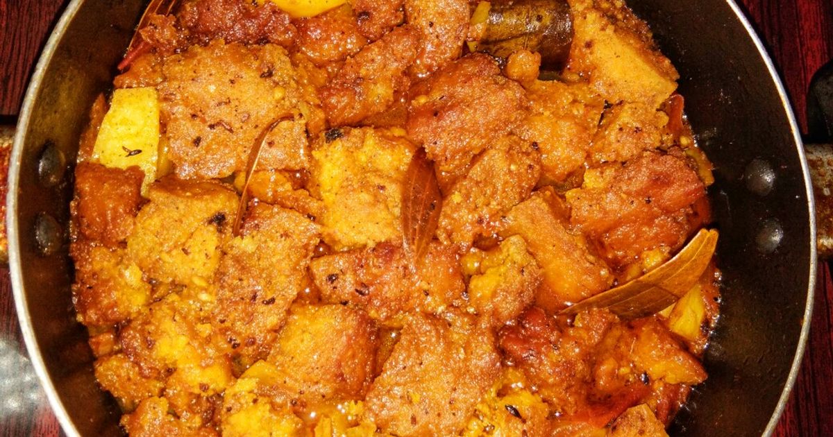 Bengali Authentic Dish Mung Daal Dhokar Dalna Recipe by Happy Fooding ...