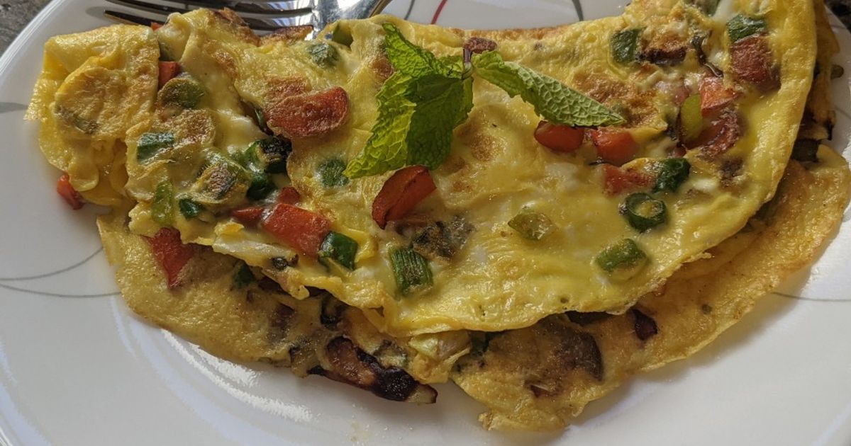 Vegetable Omlette Recipe By Siri