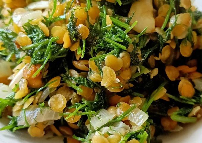 Sepu (Dill) Bhaji Recipe by Sana Jinabade - Cookpad