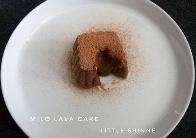 Resep Milo Lava Cake oleh Little Shinne - Cookpad