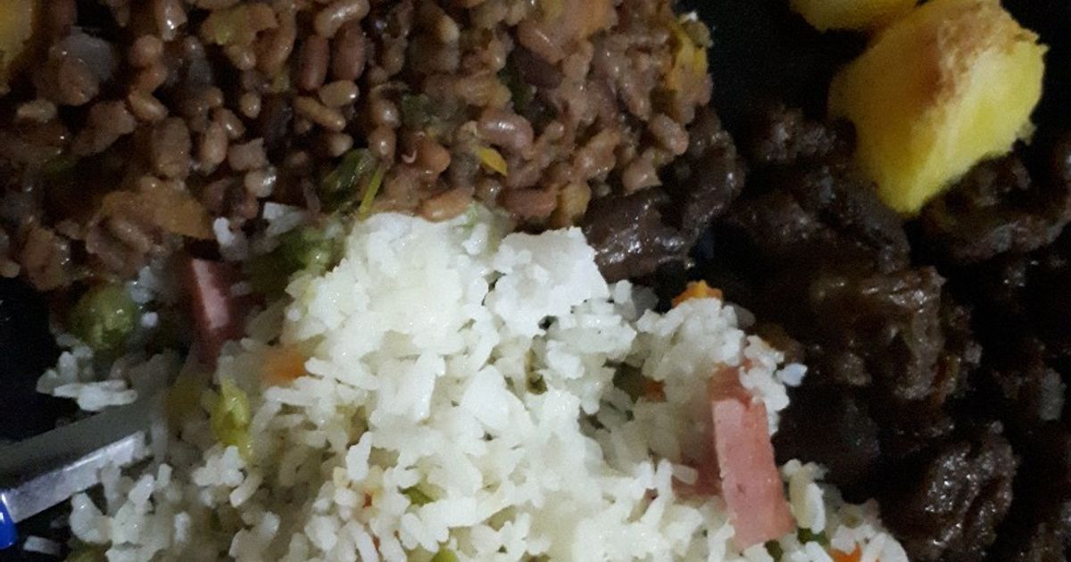 Western Ndengu Served With Vegetable Rice And Beef Recipe by Iris ...